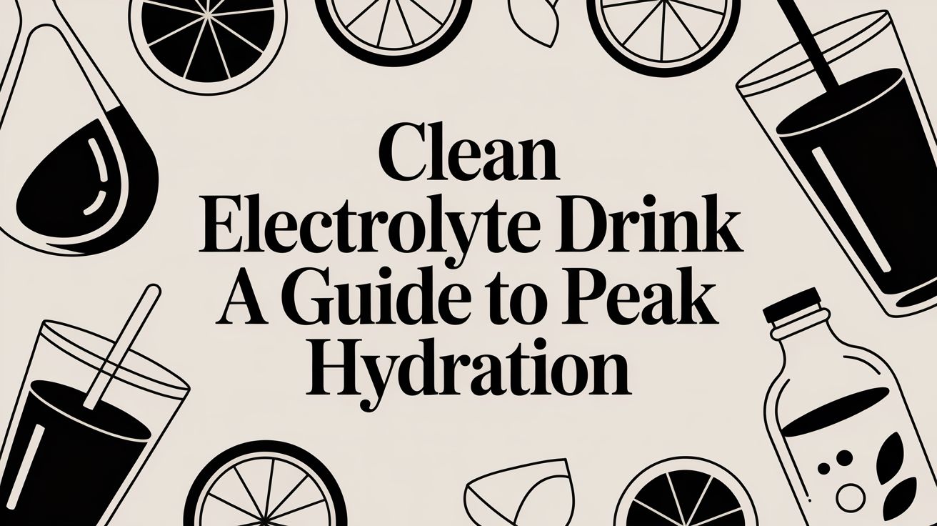 Clean Electrolyte Drink a Guide to Peak Hydration - Revolution Science