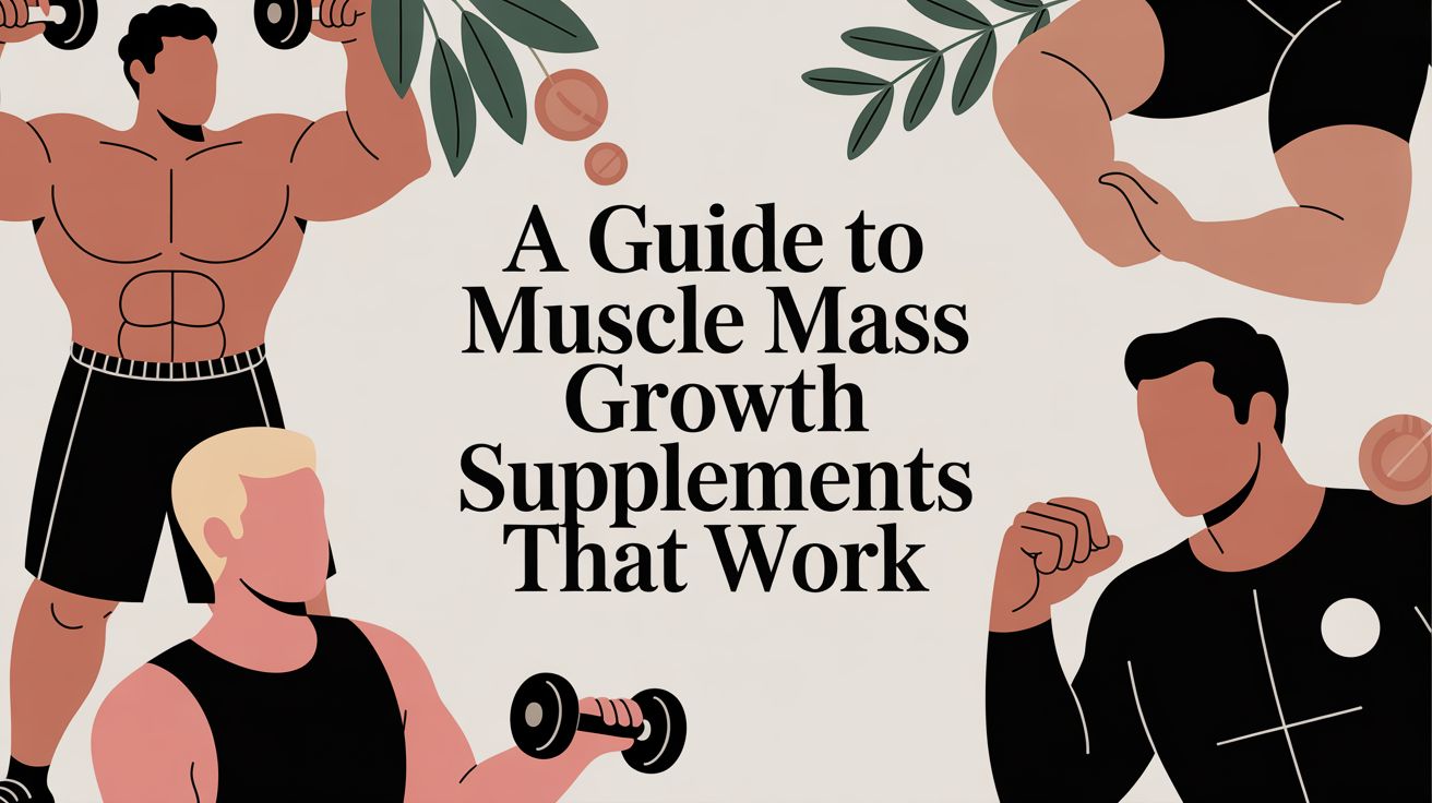 A Guide to Muscle Mass Growth Supplements That Work - Revolution Science