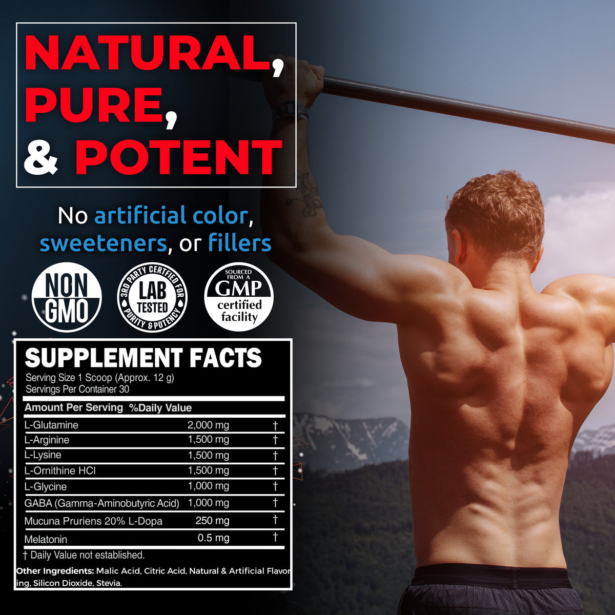 REGAINS MAX - Natural Human Growth Hormone HGH Support Supplement ...